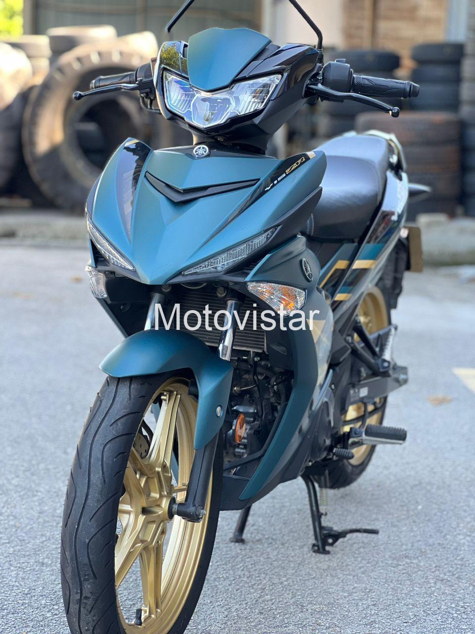 YAMAHA Y15ZR MATT GREEN 2023 - (MVS2671) - Motovistar