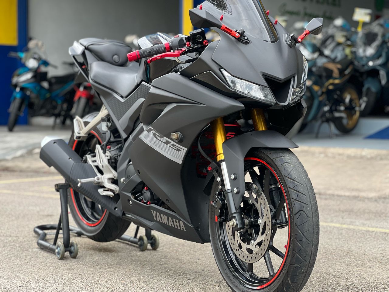 YAMAHA YZF-R15 BLACK 2021 - (MVS 1650) - Motovistar